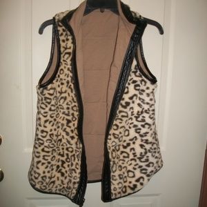 Bylyse | Jackets & Coats | Bylyse Faux Fur Reversible Vest Size M ...